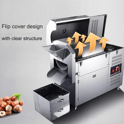 China Nuts Processing Equipment Grain Drying Roaster for Cocoa Beans Almonds and Peanuts for sale