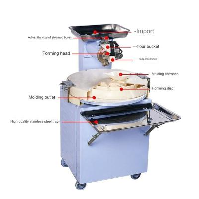 China Automatic 220-380V Pizza Dough Divider Rounder for High Voltage and Fast Production for sale