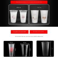 China Plastic Packaging Material Cup Sealing Machine Automatic 400-600 cups/H for Bubble Tea for sale