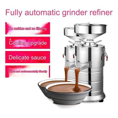 China 220 V Erdnussbuttermaschine mit automatischer Bedienung und Produktionsleistung von 35 kg/h zu verkaufen