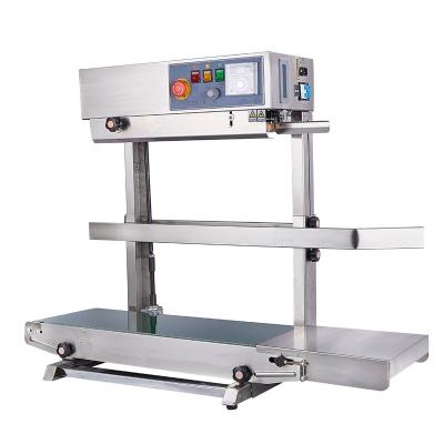 China Work Efficiently Versatile Continuous Band Sealer for Different Plastic Bags for sale