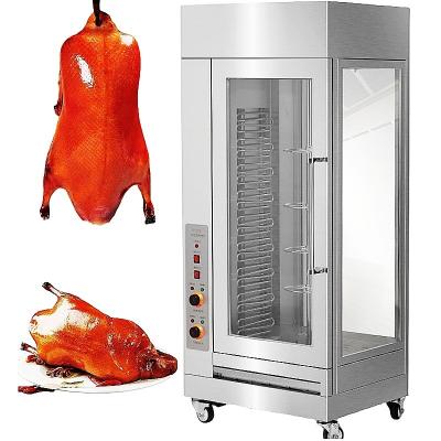 China Restaurant Stainless Steel 6.4kw Gas Electric Duck Roaster Oven Roast Chicken Machine for sale