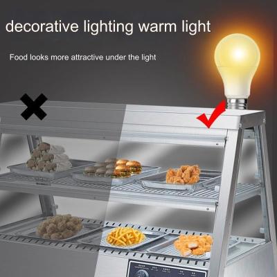 China 30 KG Hot Air Circulation Constant Temperature Food Insulation Cabinet Display Cabinet for sale