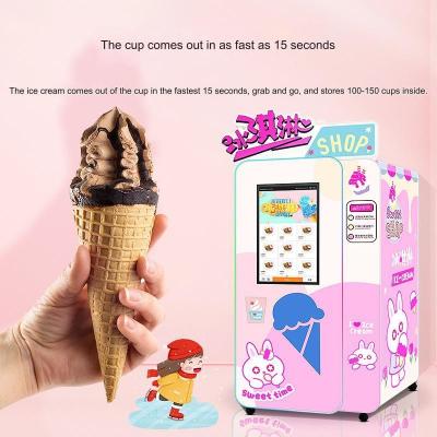 China 360L Intelligent Automatic Touch Screen Vending Ice Cream Machine with Easy Operation for sale