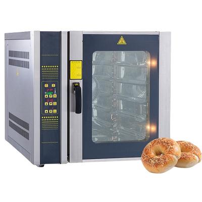 China Warmluchtkachel Oven voor het bakken in bakkerijen 5 schijven en 220/380V spanning Te koop