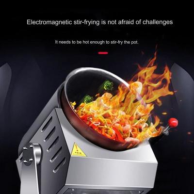 China Multifunction Automatic Cooking Machine 220V 1-17L 360 Degree Drum Stir Fry for Home for sale