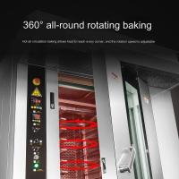 China Large Capacity Commercial Baking Oven with Automatic Rotation and Power Source Options for sale