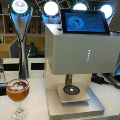 China Impresora de inyección de tinta comestible Wifi para trabajar en línea Imprimir cerveza latte yogur bebida arte de café en venta
