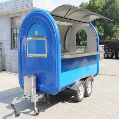 China Mobile Vehicle Food Cart for Outdoor Fast Food in Shipping Container Bakery Design for sale