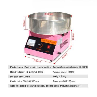 Cina Applicazione vinicola 220V Gas Cotton Candy Machine con tensione regolabile 0.035cbm in vendita