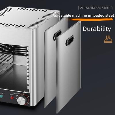 중국 상용 간식 제조 기계 800 °C 고온 및 세라믹 PTC 난방 판매용