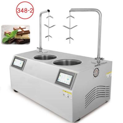 China Chocolate Dispenser Tap Easy Operation Chocolate Melting Tempering Coating Machine for sale