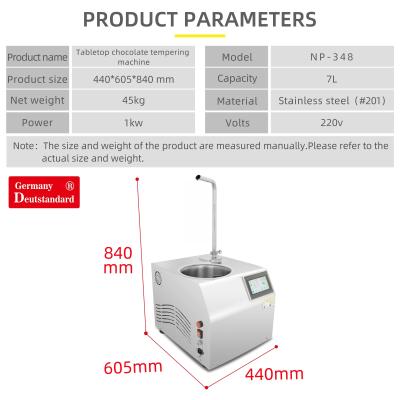 China Chocolate Dispenser Tap Easy Operation Chocolate Melting Tempering Coating Machine for sale