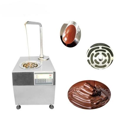 China Chocolate Dispenser Tap Easy Operation Chocolate Melting Tempering Coating Machine for sale
