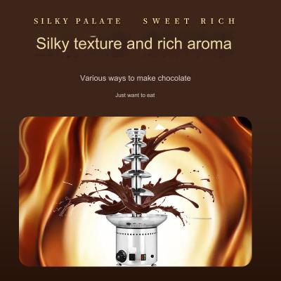 China Smart Temperature Control Chocolate Fountain Machine for Dessert Making 30-150 Degrees for sale