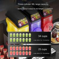 China Multi-functional Juice Slush Machine Three-dimensional Heat Dissipation Function for sale