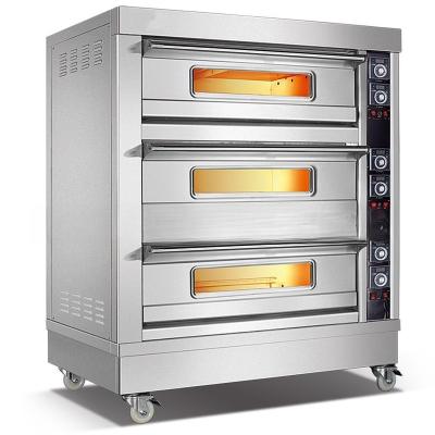 Commercial Large Capacity Pizza Baking Equipment Rotary Oven For Bakery 1640*1260*1900