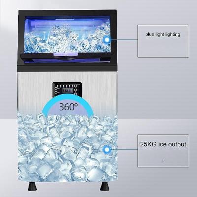 China Block Shape Ice Cube Maker Machine voor thuis energiebesparing en milieuvriendelijk Te koop