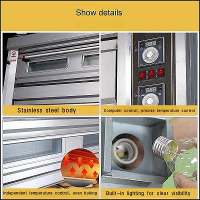 China Uniform Temperature Control Industrial Oven for Bakery Bread and Milk Raw Material for sale