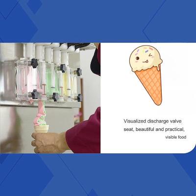 China Table Top Ice Cream Vending Machine Automatic and Safe for Soft Serve Vending Needs for sale