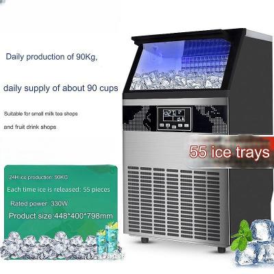 China Commercial Ice Cube Making Machine Quick Ice Delivery and Full Ice Stop for Business for sale