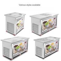 China Food Beverage Shops Fried Ice Cream Machine with and Rapid Refrigeration Function for sale