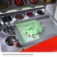 China Create Unique and Delicious Ice Rolls with Our Multifunction Fried Ice Cream Roll Machine for sale