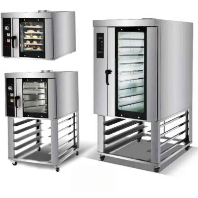 China Commercial Rotary Oven for Bakery 64 Pan 3.04*2*2.4M Stainless Steel Body 380V/50HZ for sale