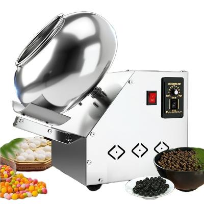 China Multifunctional Chocolate Coating Machine with Heated Dryer and Sugar Coating Function for sale