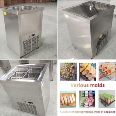 China Commercial 66 KG Ice Cream and Popsicle Making Machine with 40/80/160 pcs/time Capacity for sale