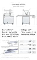 China 35L Capacity Multi-function Round Cake Waffle Stick Cookie Making Machine for Baking for sale