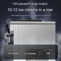 China Ice Cream Soft Machine for Large Output One-Click Cleaning High Power Fully Automatic for sale