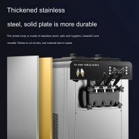 China Ice Cream Soft Machine for Large Output One-Click Cleaning High Power Fully Automatic for sale