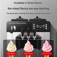 China Ice Cream Soft Machine for Large Output One-Click Cleaning High Power Fully Automatic for sale