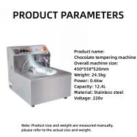 China 220V Automatic Stainless Steel Chocolate Tempering Machine with CE Certification 0.6KW for sale
