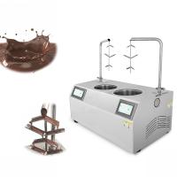 China Design Chocolate Melting Tempering Machine Suitable for Chocolate Products Making for sale