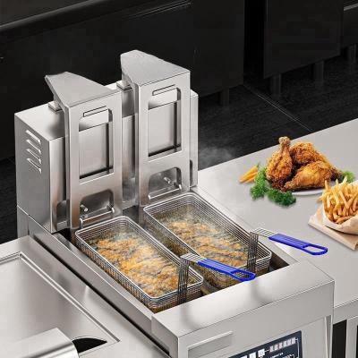 China Multifunctional 12kw High Power French Fries Cutting Machine for Pressure Fried Chicken for sale
