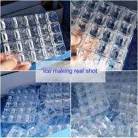 China Customizable High Capacity Ice Cube Machine 110V/220V Commercial Cube Maker 30 KG for sale