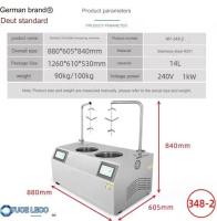 China Restaurant Chocolate Tempering Machine Processing Melting Tempering Enrobing Cooling for sale