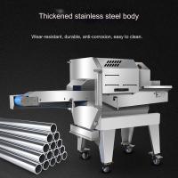 China High Slicing Efficiency Fresh Meat Slicer for Adjustable Thickness Beef Fish Chicken for sale