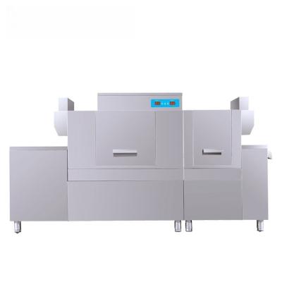China Convenient Electric Dishwasher for Canteens Large Central Kitchen Restaurant School Conveyor for sale