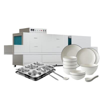 China Stainless Steel Commercial Dishwasher Fully Automatic Cleaning Drying Disinfection for sale