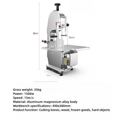 China Desktop Bone Chopping Pig Trotter Ribs Cutting Machine for Frozen Meat Processing for sale