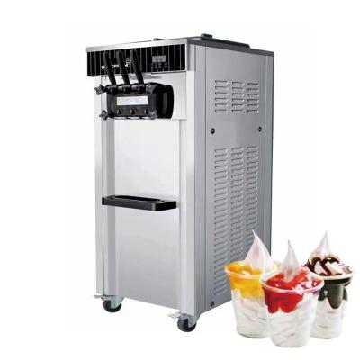 China Commercial Three Flavors Countertop Ice Cream Machine for Coffee Shop Easy Operation for sale