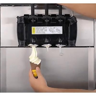China Stainess Steel Soft Ice Cream Vending Machine Capacity 40L/H with CE Certification for sale
