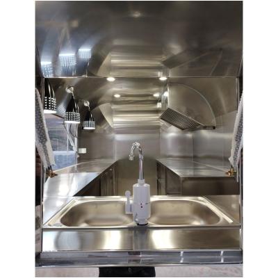 China Large Window Design Snack Car Stall for Long Service Life Dining Car Flying Wing for sale