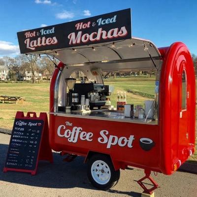 China Large Glass Windows and Bright Light Request for a Modern Movable Snack Truck for sale