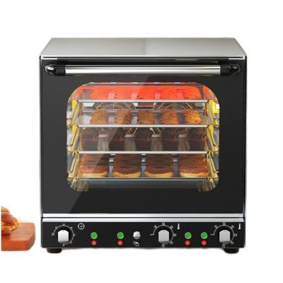 China 4 Trays Capacity Electric Temperature Controlled Oven Commercial Hot Air Circulation for sale