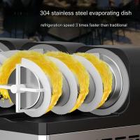 China 220/110 Voltage Multi-Function Slush Machine Three Cylinder CBM0.28 for sale
