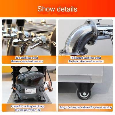 China Food Grade Material Fresh Taste Beer Machine for Refrigeration in 2024 Draft Beer for sale